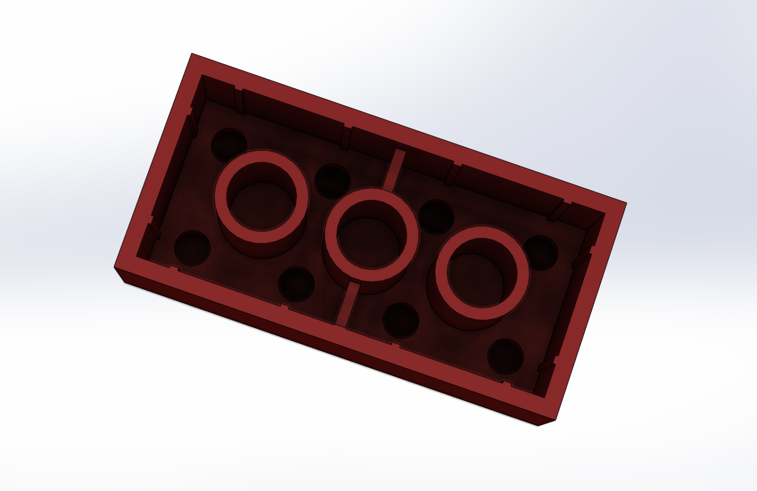 SolidWorks: Modeling And Drawing A 2×4 Lego Block - NODE 12