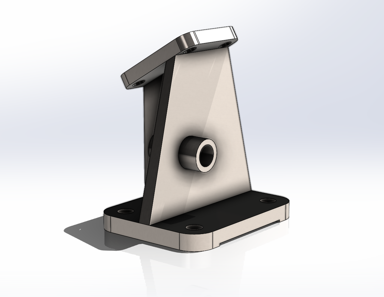 SolidWorks: Modeling And Drawing A Brushed Steel Part - NODE 12